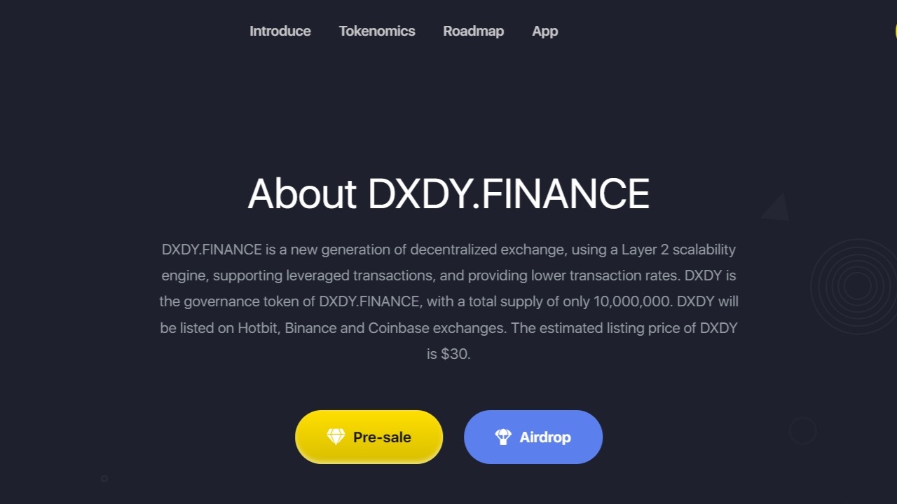 DXDY Airdrop - 10 DXDY Free - ending in about 4 days 🤹🏽