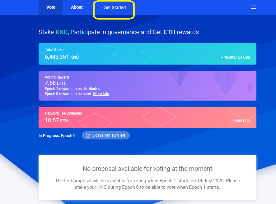DeFi Kyber Network: How to Stake Kyber Network Crystal (KNC) on KyberDAO