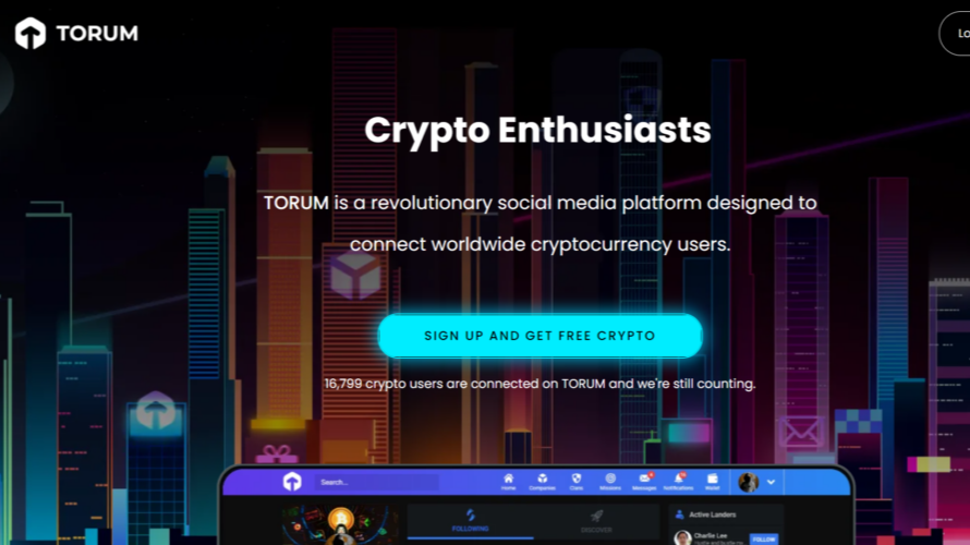 Torum: A Social Media That Pays Crypto Torum: A Social Media That Pays Crypto