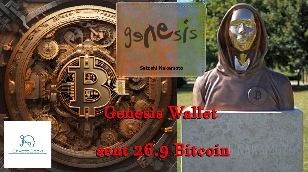 Genesis Wallet sent 26.9 Bitcoin