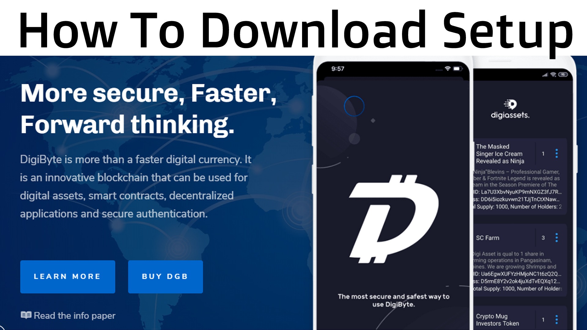 How To Download Setup Digibyte | Digibyte Windows Core Wallet