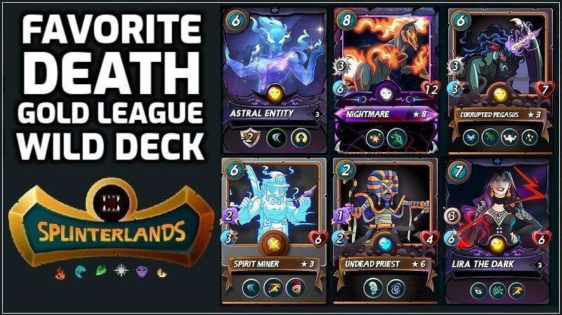 Splinterlands Strategy | My Favorite Wild Gold League Death Deck