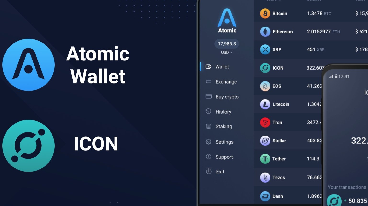 Atomic Wallet set to support ICON after Grant Approval.