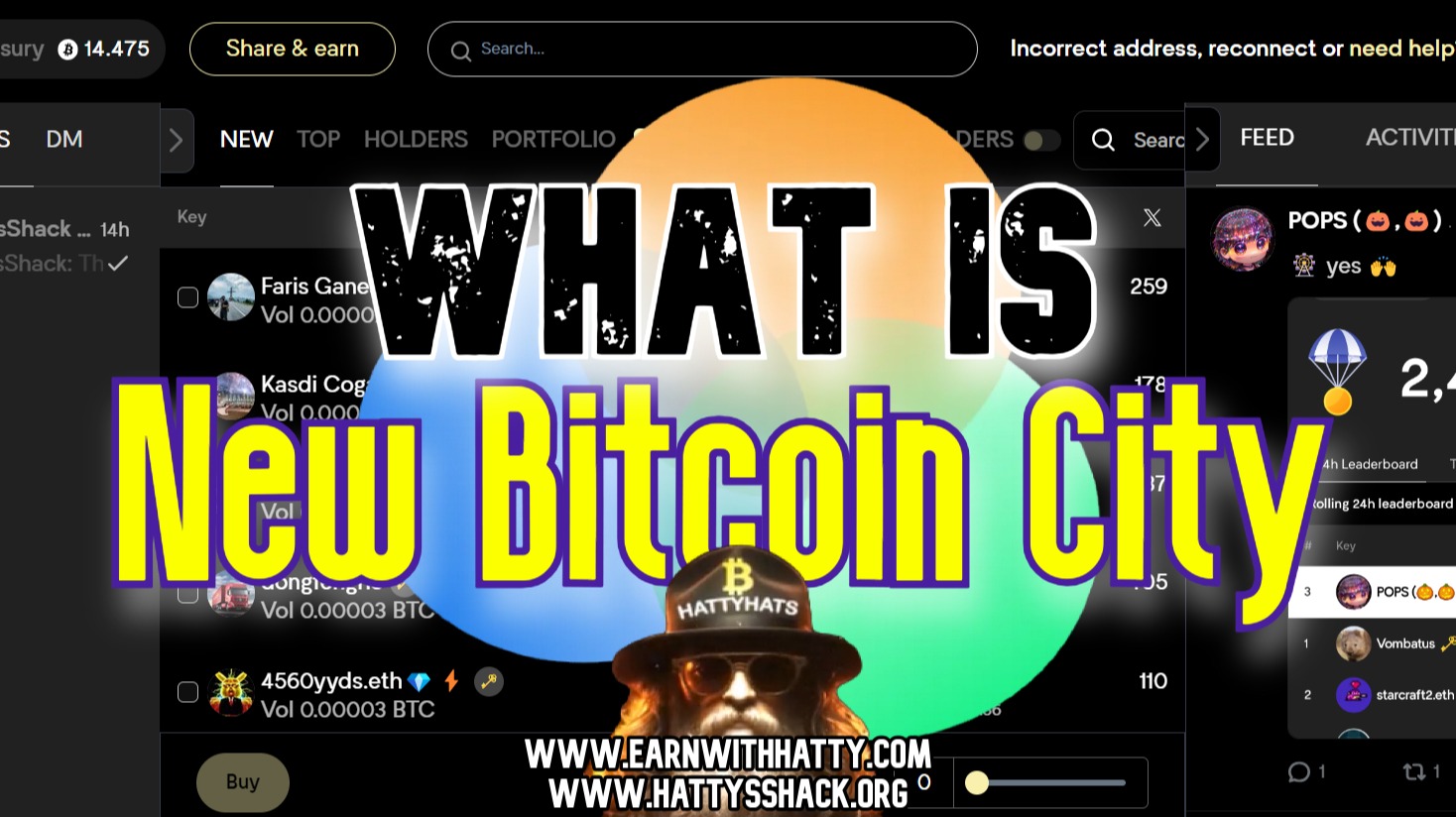 What is New Bitcoin City?