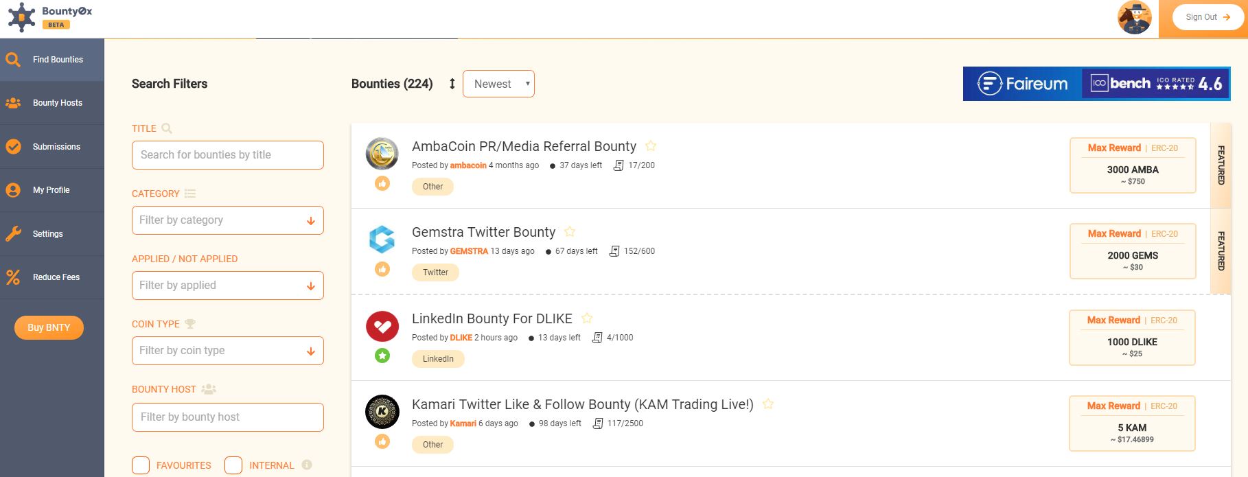How To Earn Tons Of Crypto On Bounty0x