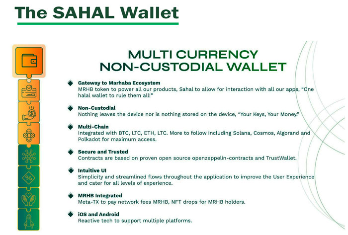 Sahal Wallet. A halal wallet (allowed under Islamic law) for all your cryptoassets