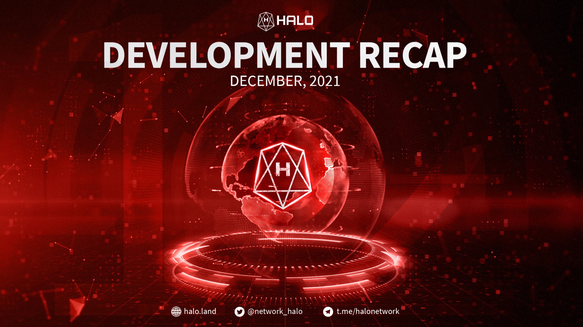 HALO Network December 2021 Development Recap