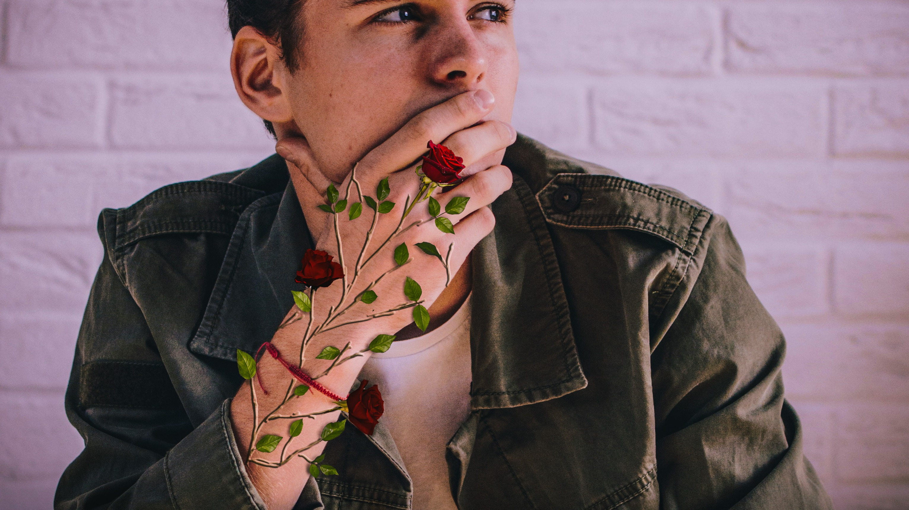 Rose Plant Veins Effect : Photoshop Creative Artwork With Process And ...