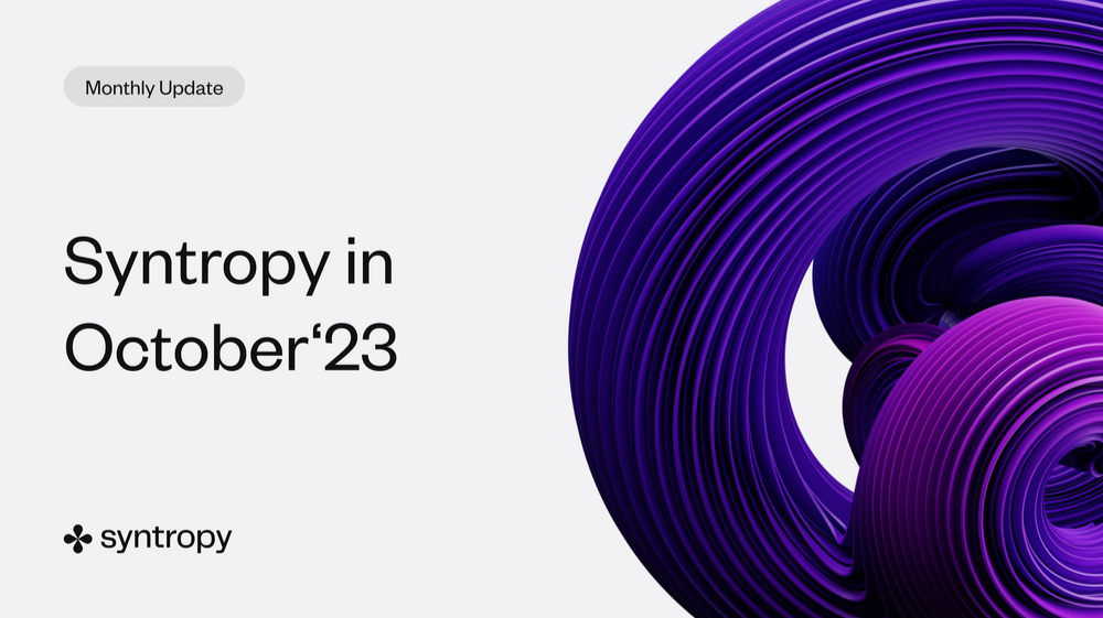 Syntropy October Monthly Update: From Whitepaper Release to WebRTC ...