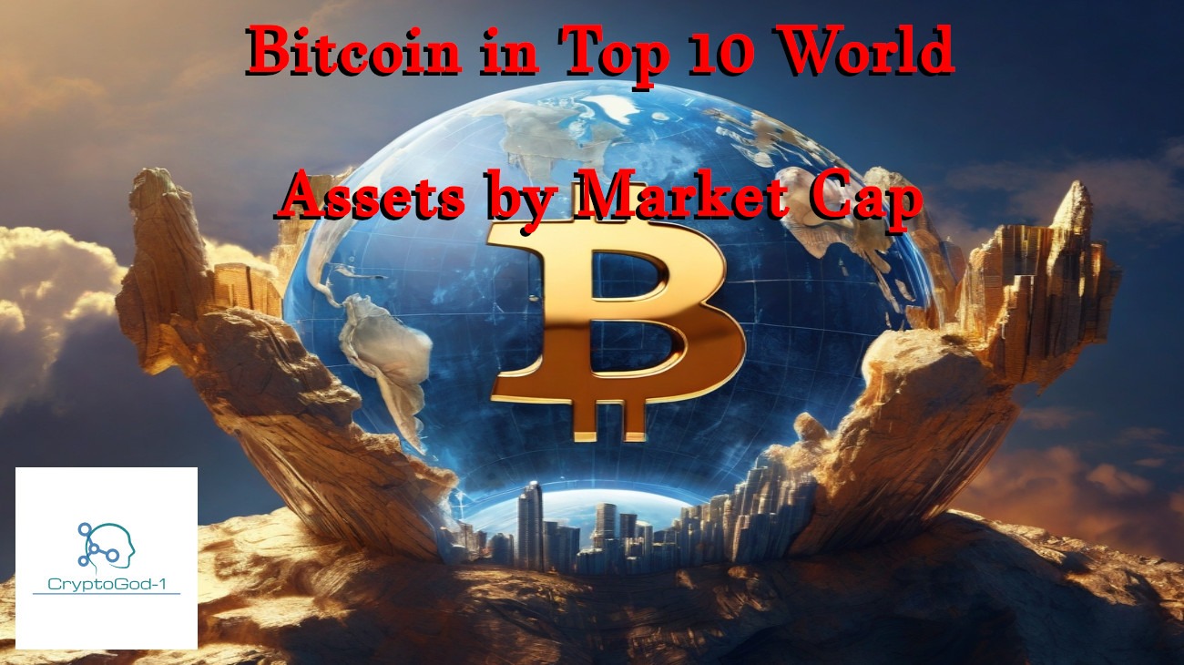Bitcoin in Top 10 World Assets by Market Cap