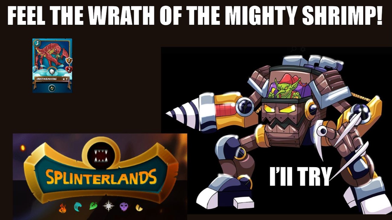 A Shrimp in Splinterlands! I Finally Took the Plunge into this ...