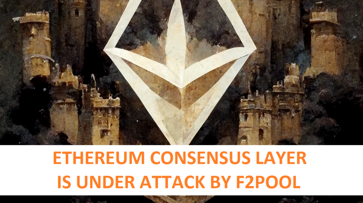 Ethereum consensus layer is constantly under attack, F2Pool have been ...