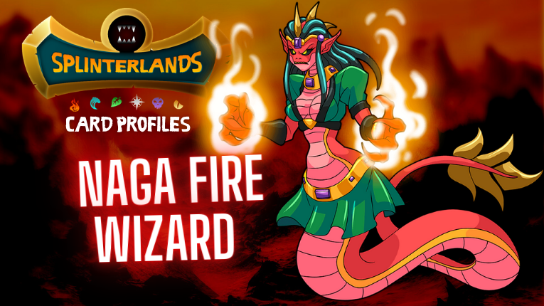 Splinterlands Rare Card Profile - Naga Fire Wizard