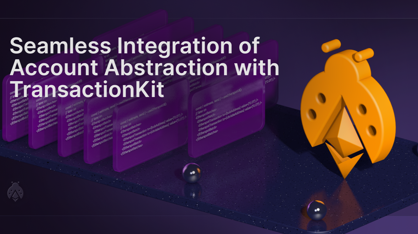 Seamless Integration of Account Abstraction with TransactionKit