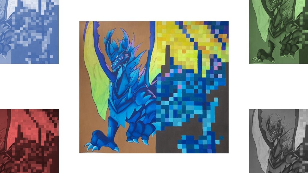 Splinterlands | Chaos Dragon | Real Art or Pixelated One