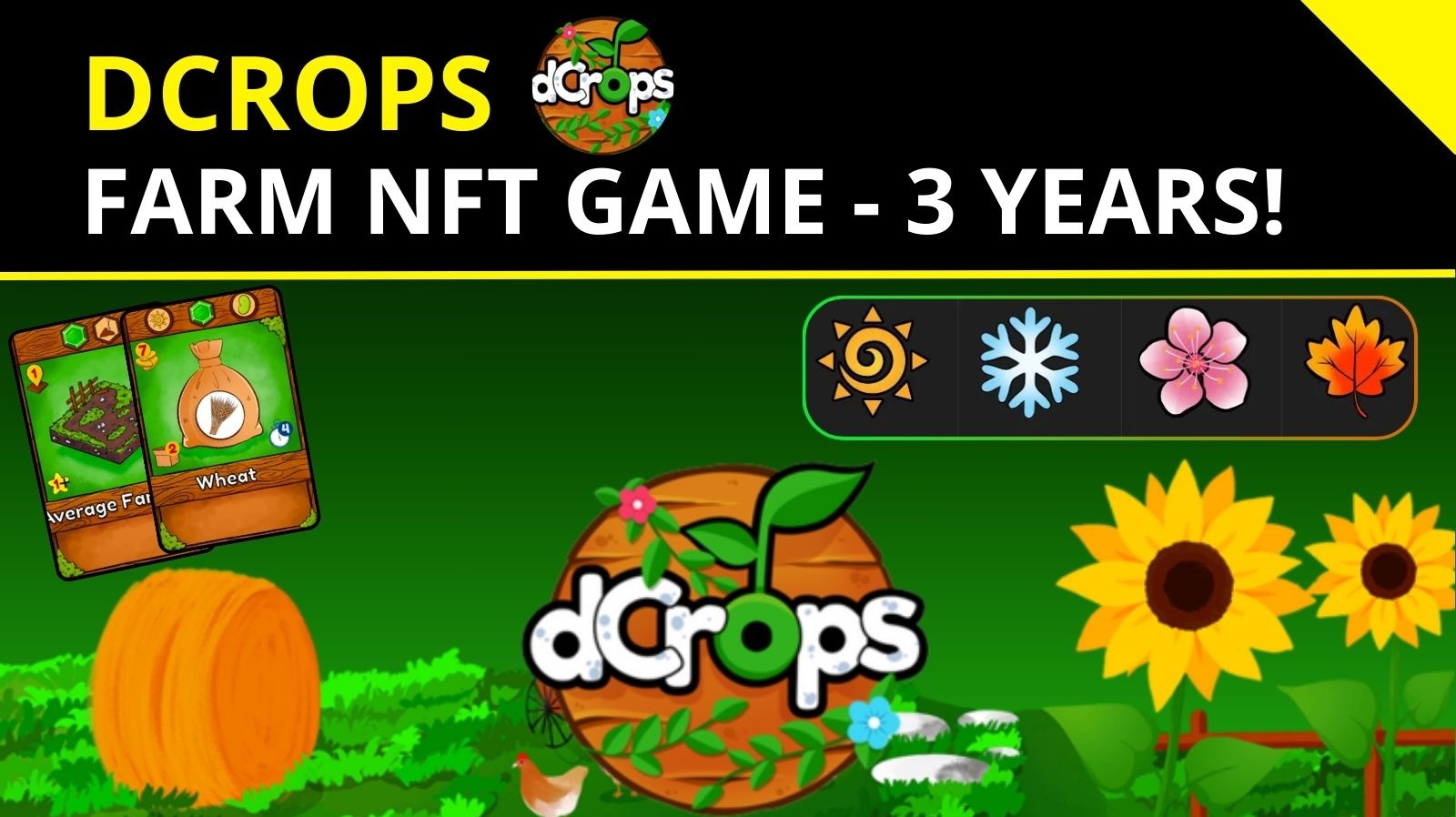 DCrops 🌾| The Farm NFT Game that’s Working for 3 YEARS! [EN/PT]