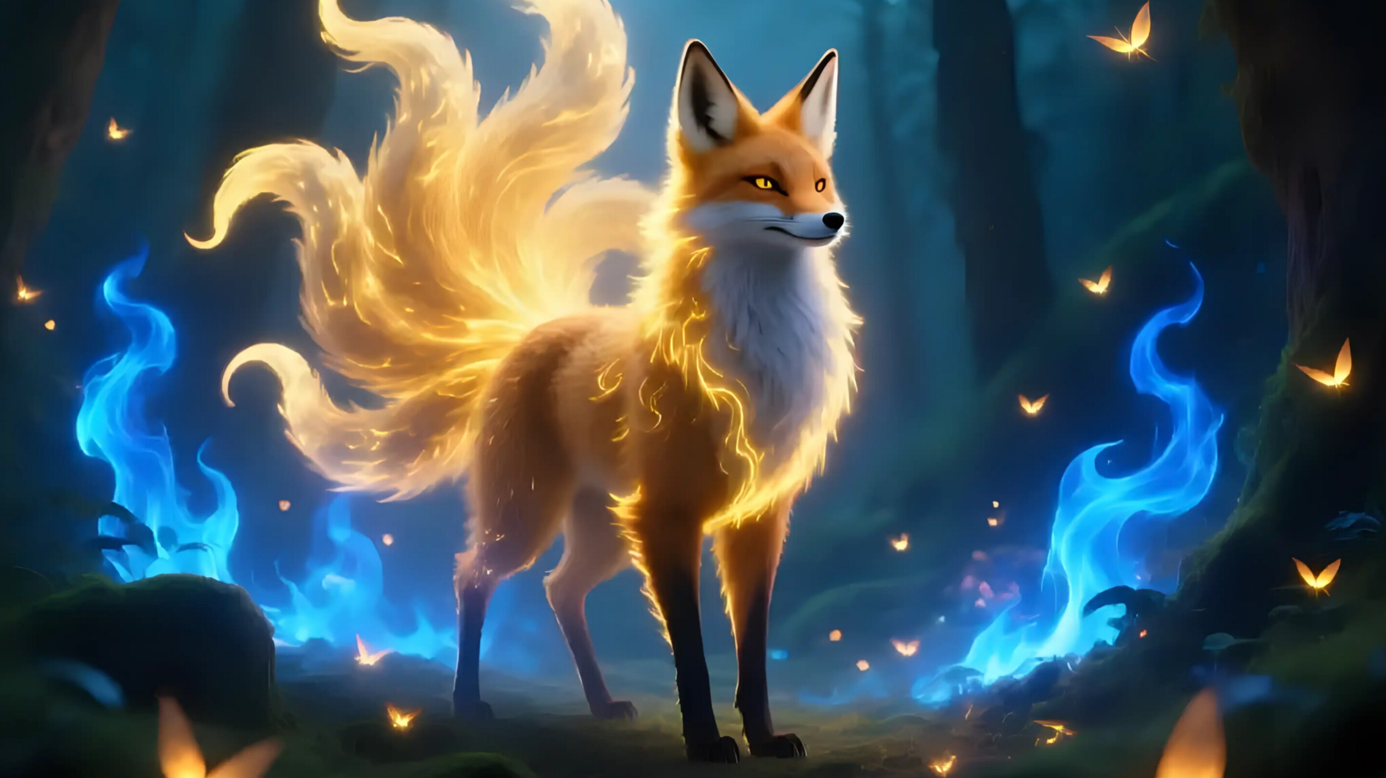 Enchanted Forest Spirits: Dragon & Fox