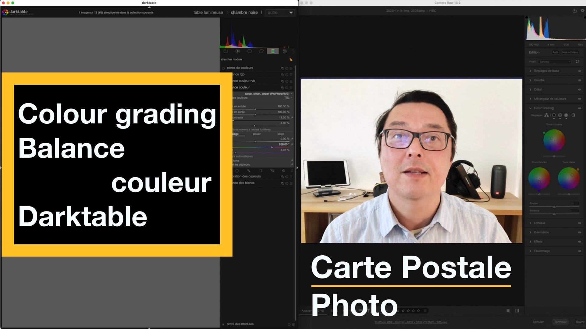 Utiliser la balance couleur de Darktable pour faire du Colour grading