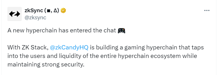 zkSync builds ZkStack for Hyperchains and Partners with AI Dataware house