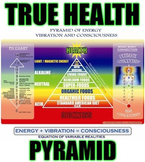 True Health Pyramid And The (SAD) Standard American Diet