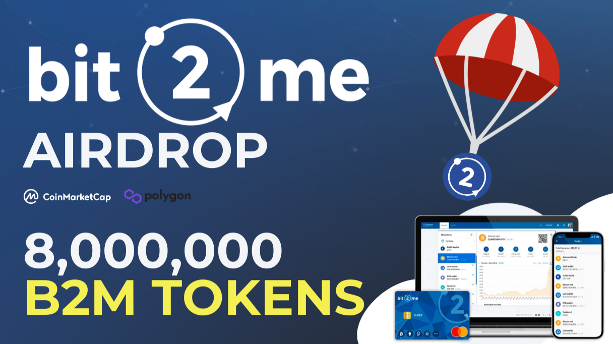 Bit2Me Airdrop (8,000,000 B2M Token)