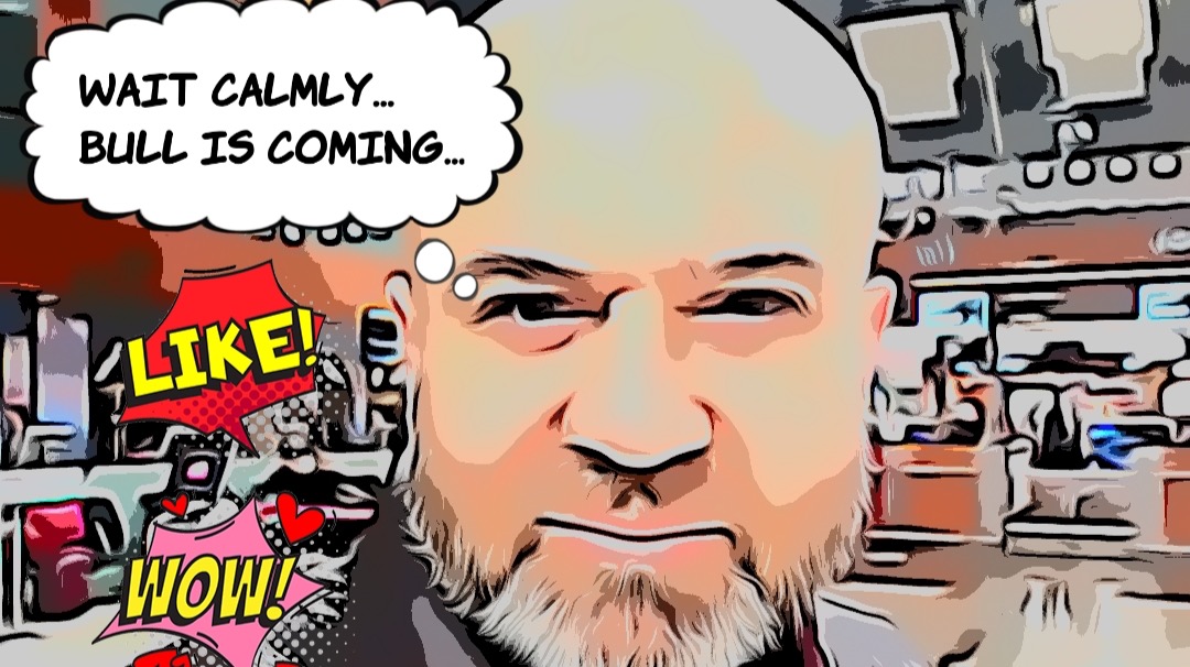Wait Calmy ... Bull Is Coming ...