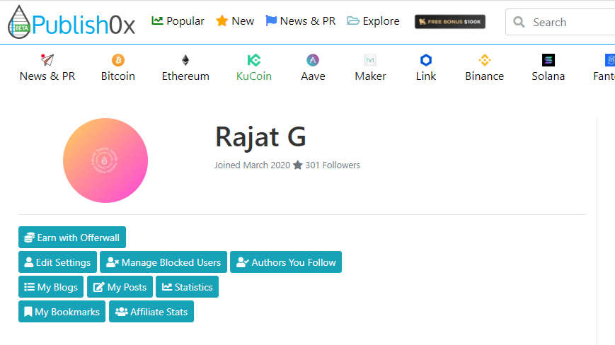 Publish0x: It all likes and 5-digit viewership.