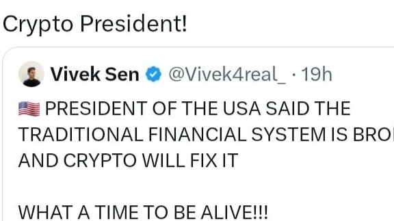 Crypto Tweets | Trump and CZ | On the Same Page