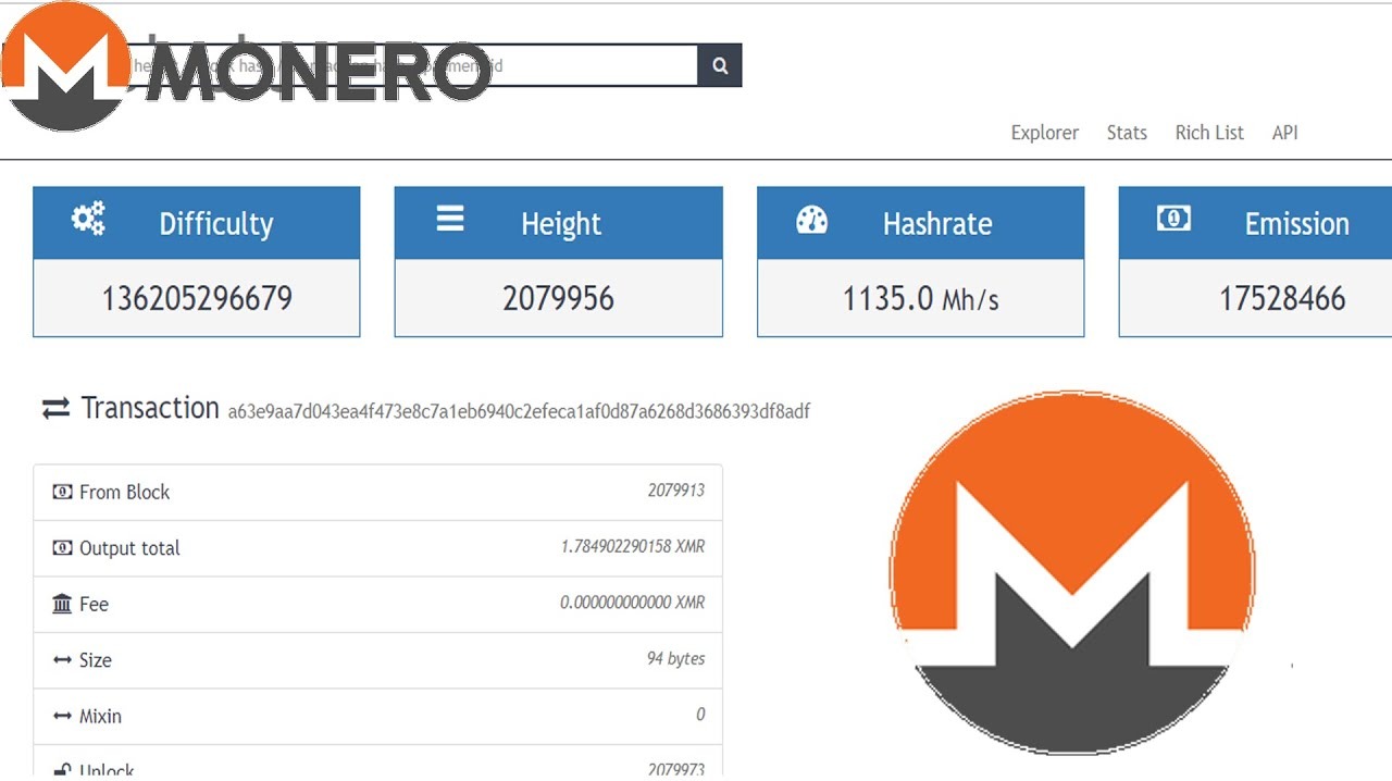 Monero Blocks - XMR Block Explorer | Crypto Wallets Info