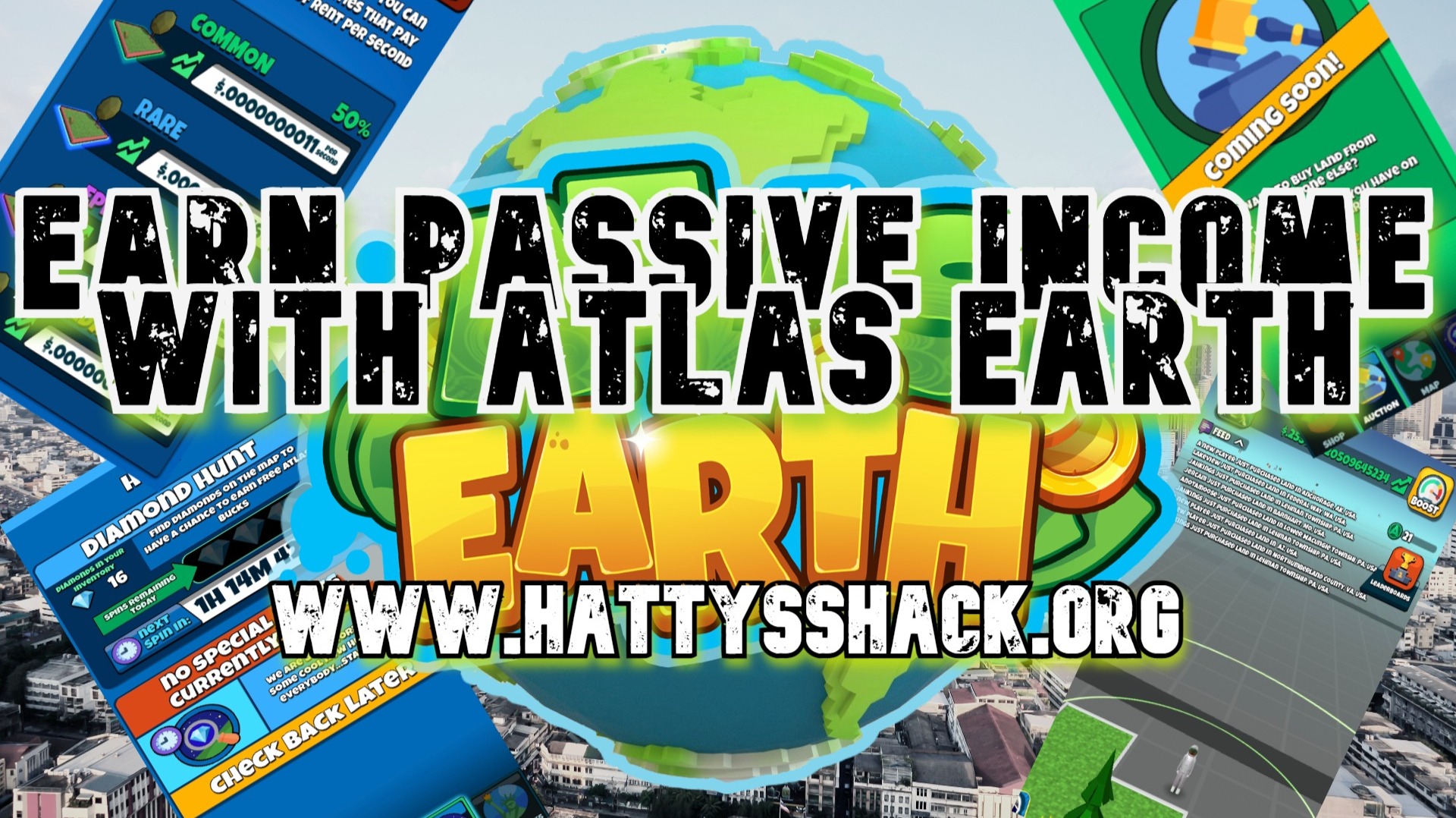 Earn Passive income with Atlas Earth