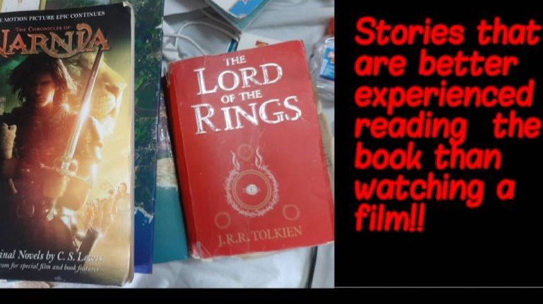 Stories that are better experienced reading the book than watching a film!!