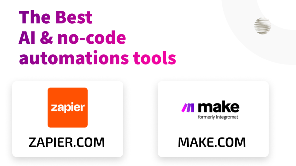 The best AI and no-code automation tools