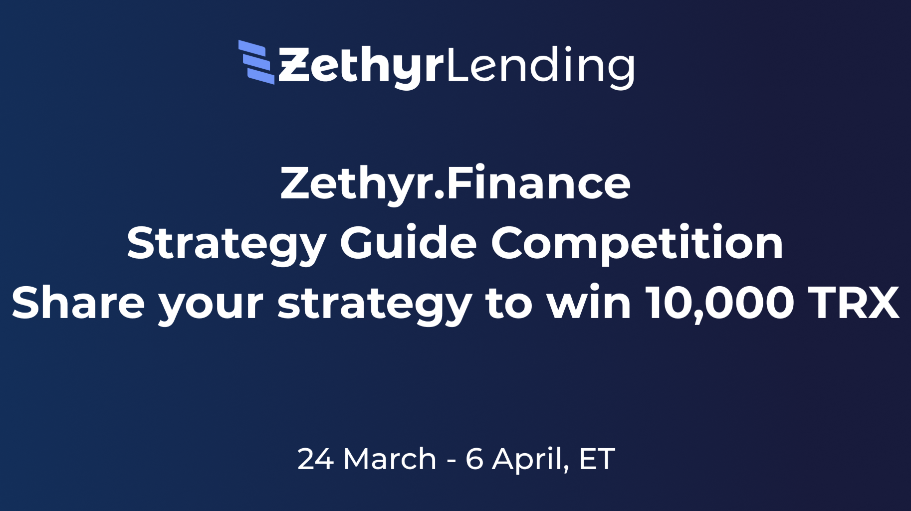 Zethyr Finance Strategy Guide Competition