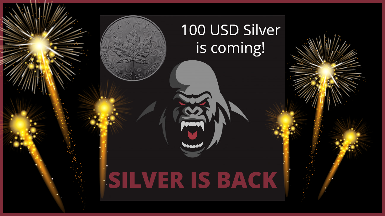 The case for 100 USD silver in 2021. The year of the SilverBack!