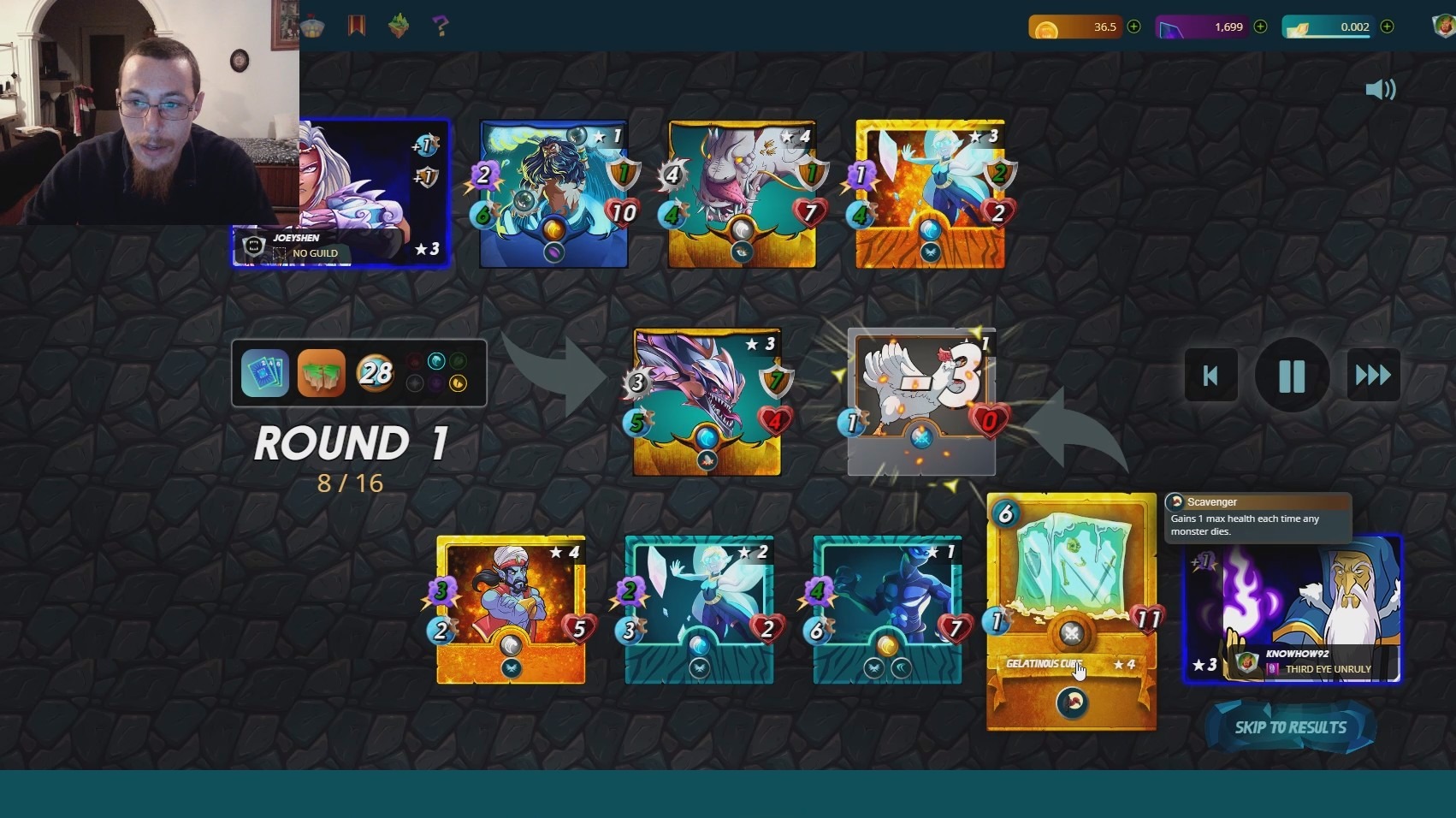 Splinterlands - Early Season Ranked Hustle (Gameplay w/ commentary)