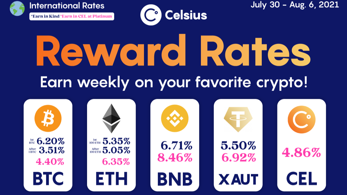 Celsius - Best platform to earn passive income