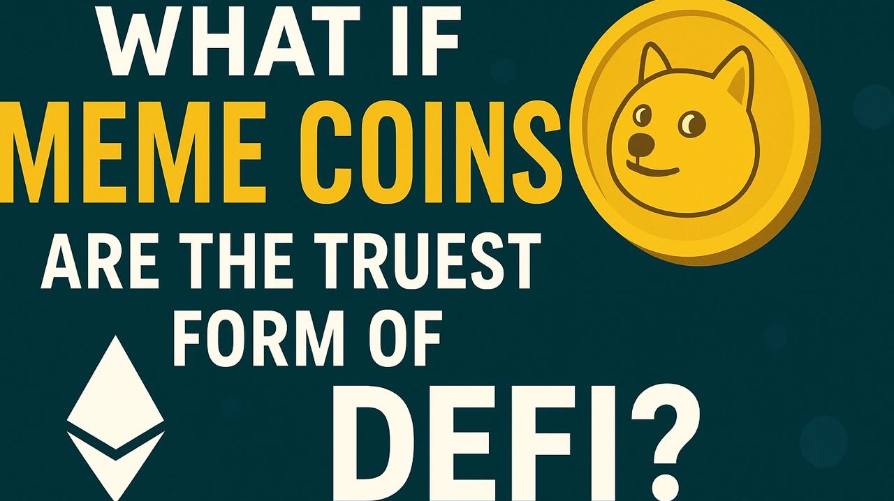 What If Meme Coins Are the Truest Form of DeFi?