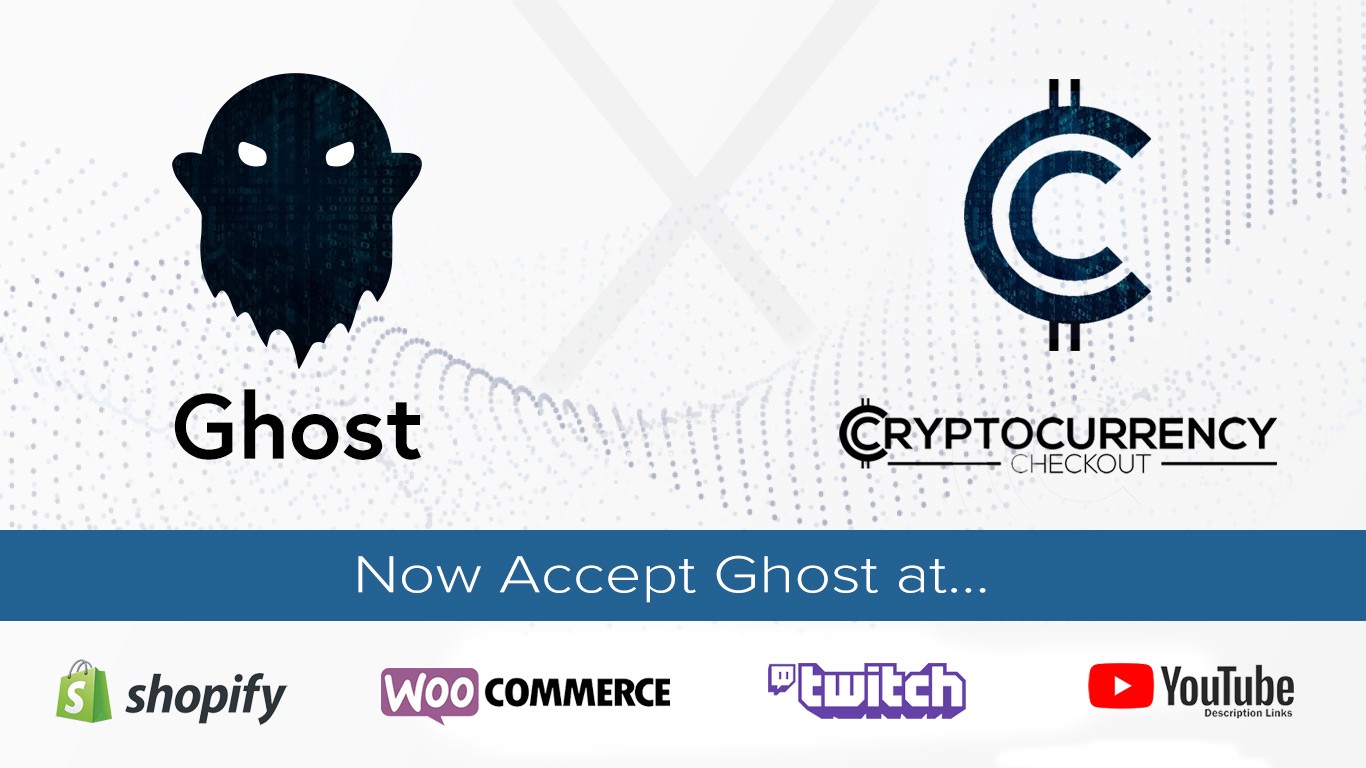 Ghost can now be accepted on Major eCommerce Platforms