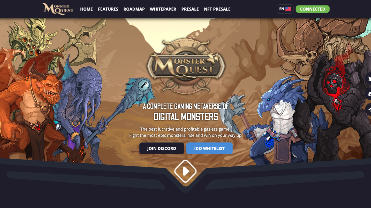 MonsterQuest - A good beta start and IDO is coming