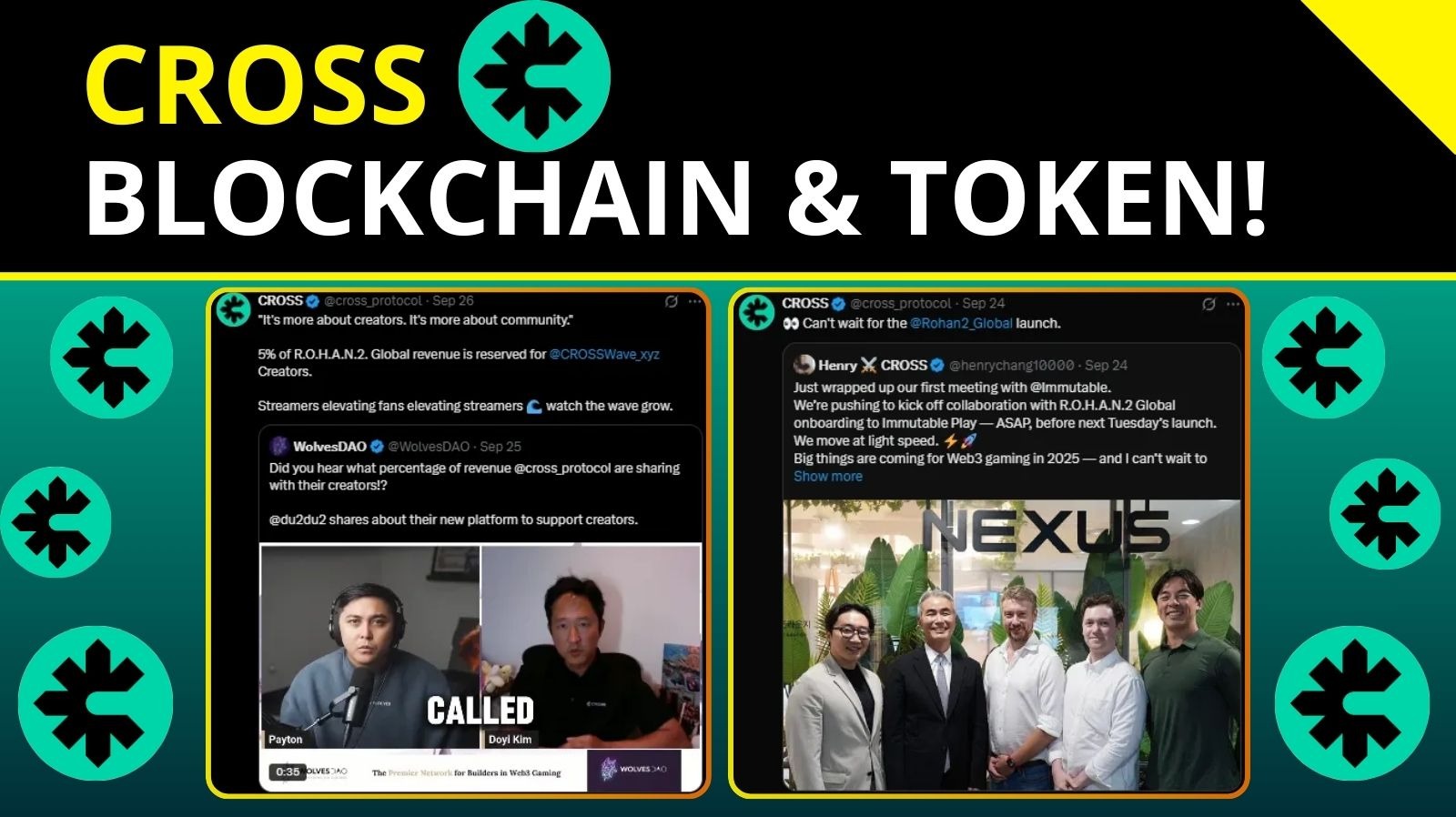 CROSS 🟢| What’s the Blockchain & Token CROSS?