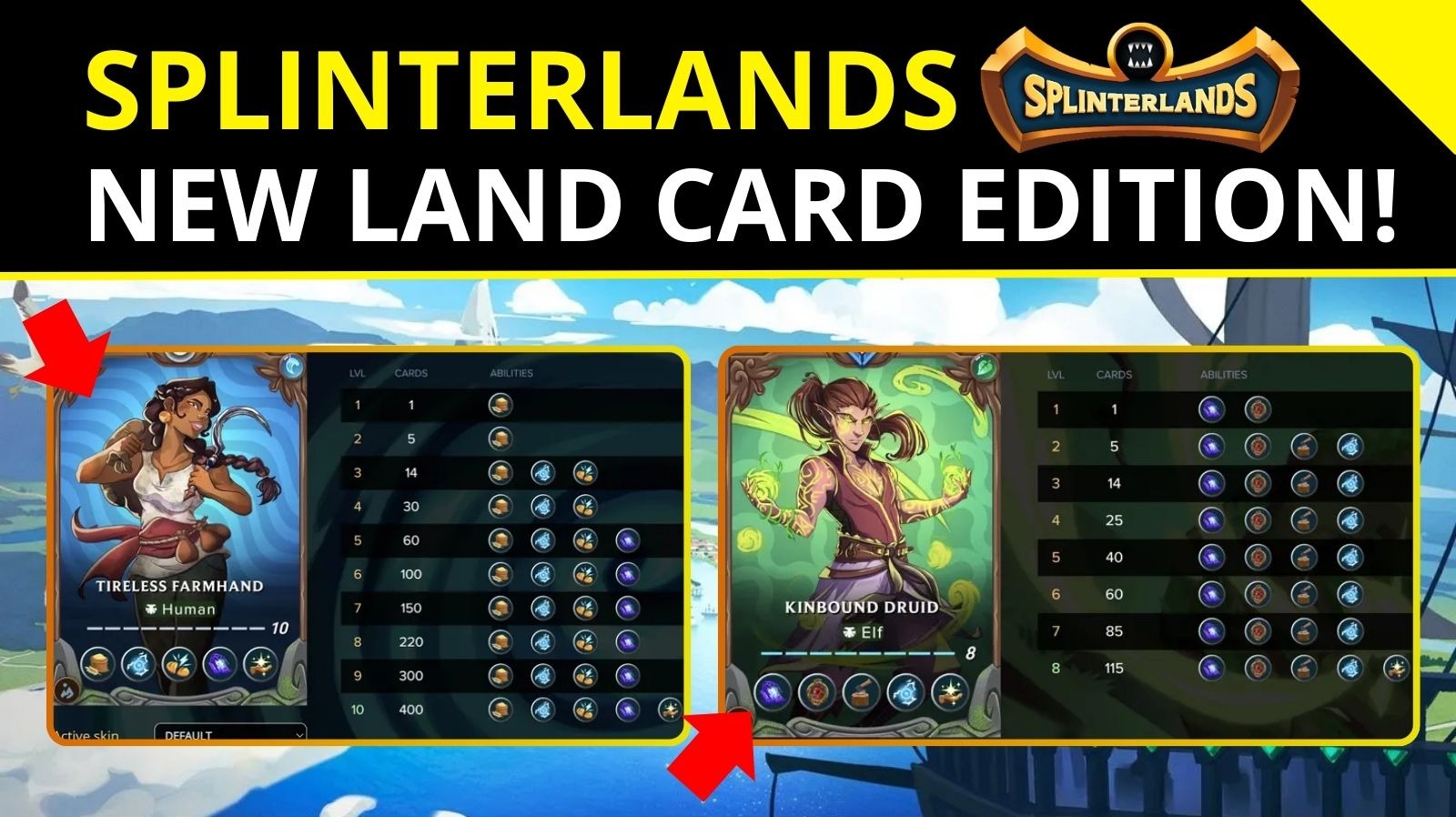 Splinterlands 🐉| New Land Card & Abilities