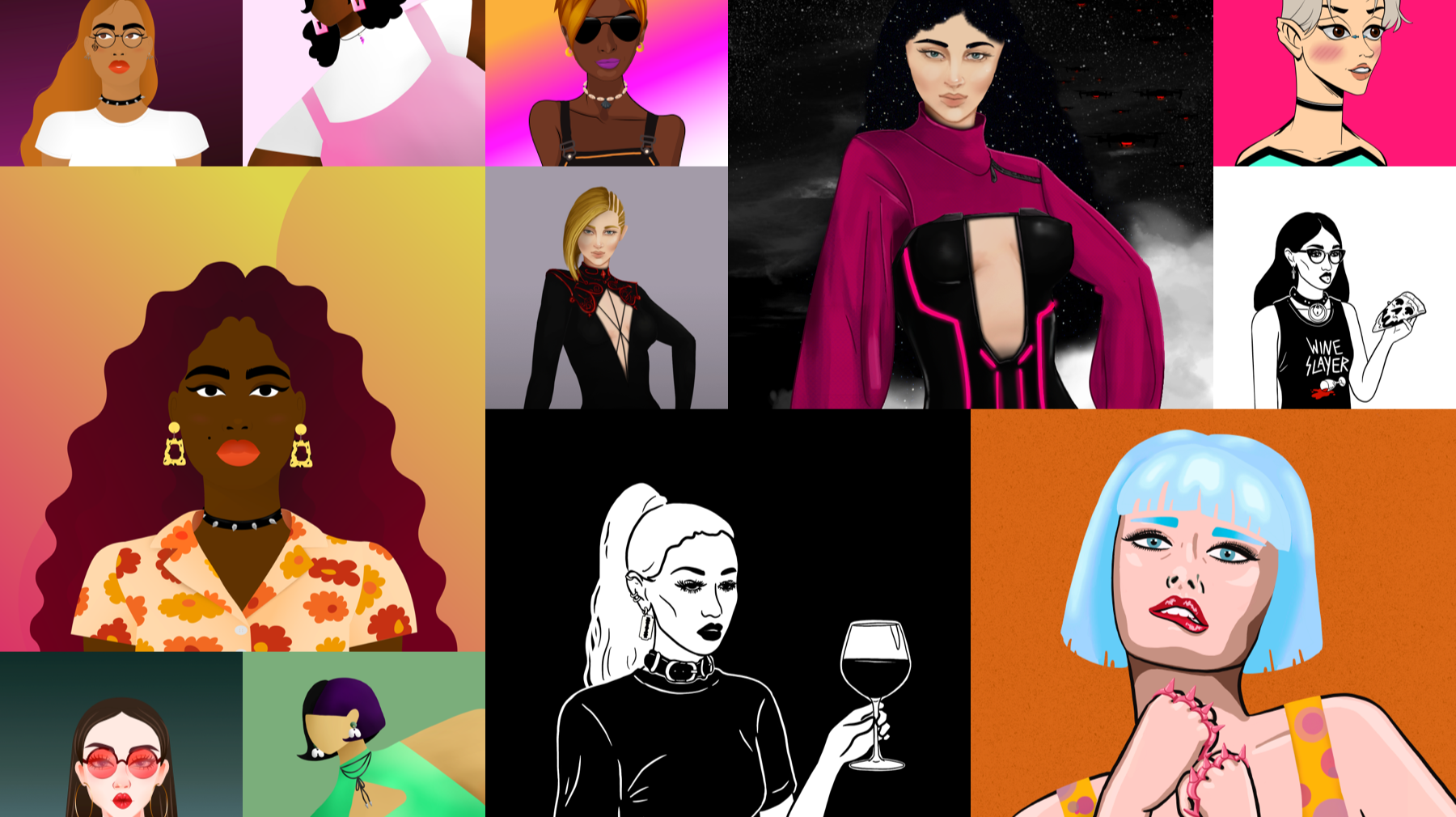 8 Great Women-Only NFT Avatar Collections