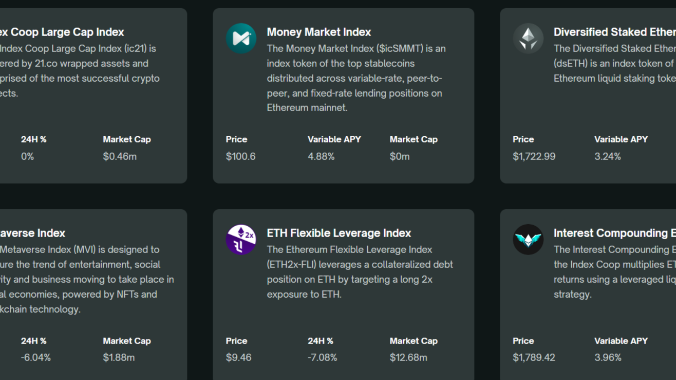 Decentralized indices