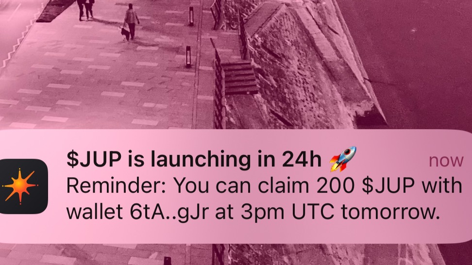 Remember to claim your JUP airdrop