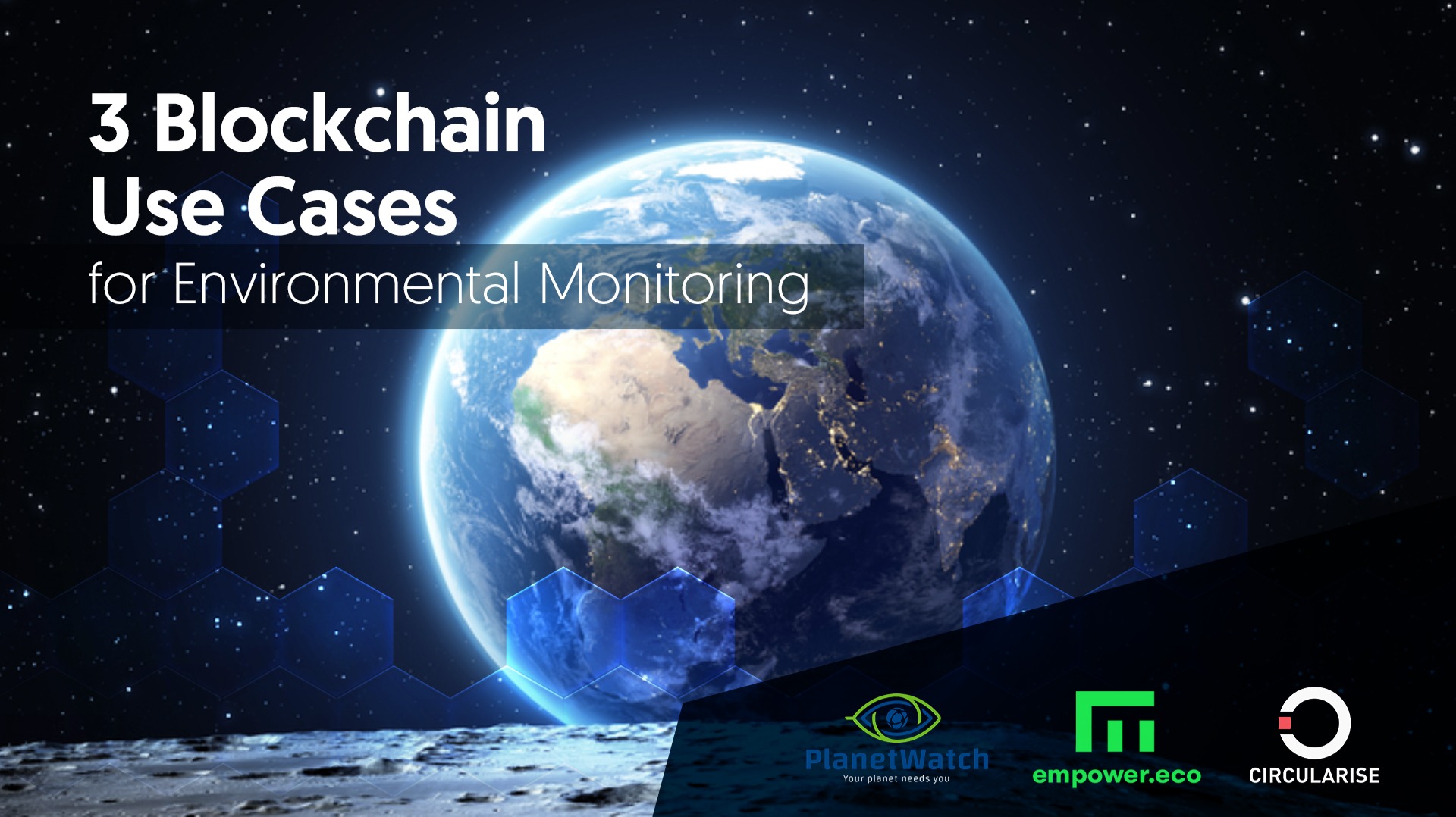 Three Blockchain Use Cases for Environmental Monitoring