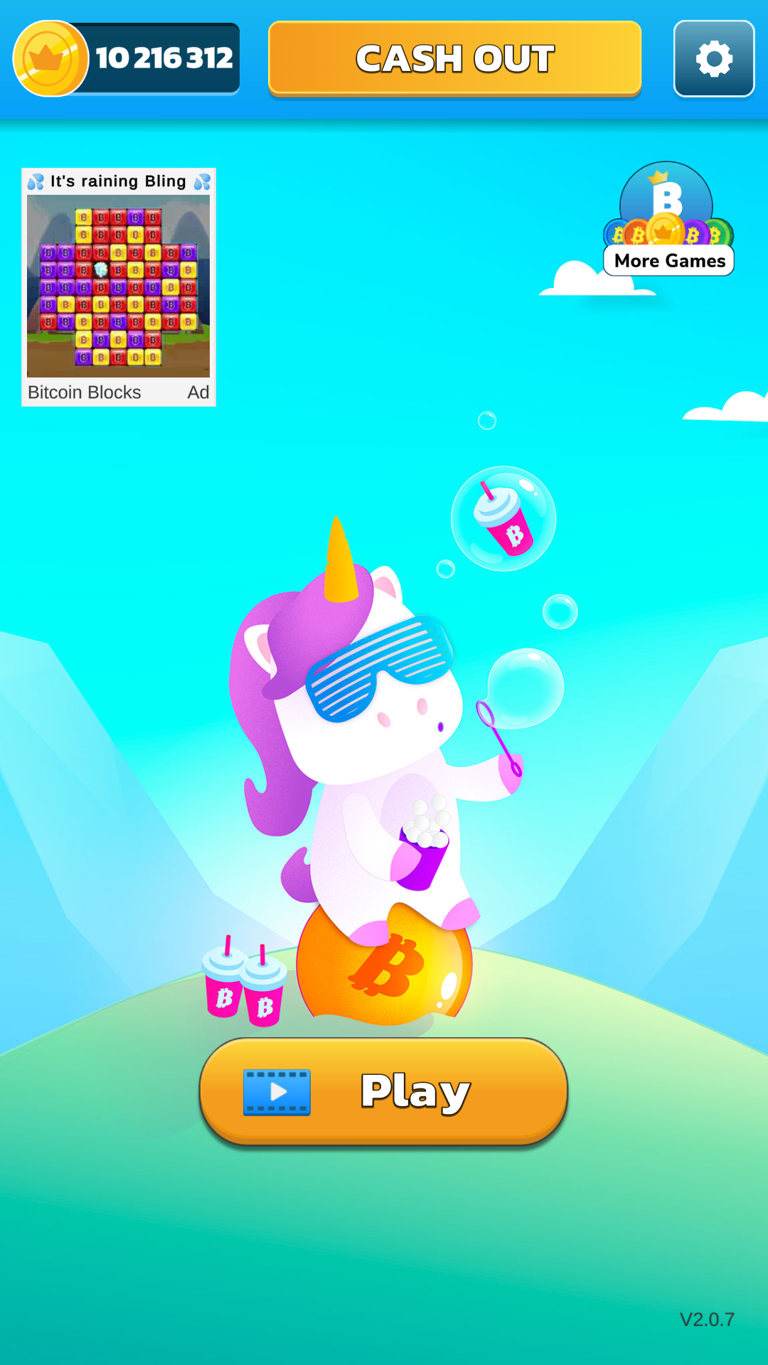 NEW Bling GAME!! Bitcoin Pop - Earn REAL Bitcoin!
