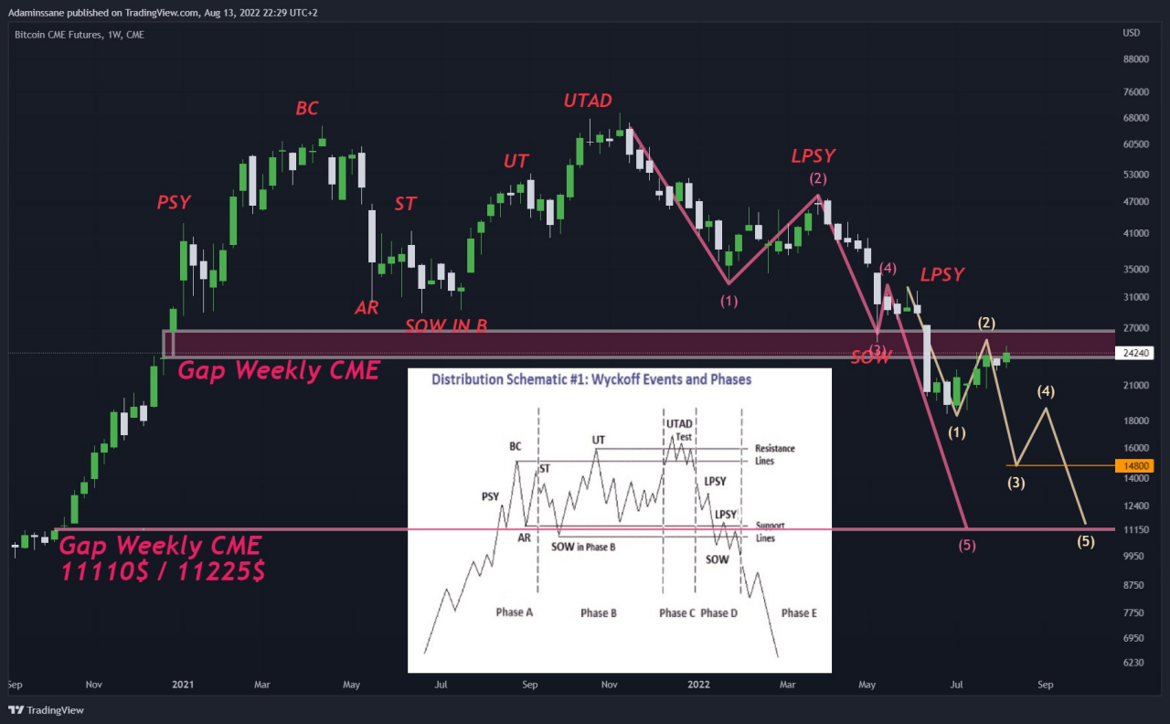 BTC Weekly Analysis: Wyckoff Schema, Balances on Exchanges & Market Cycle.