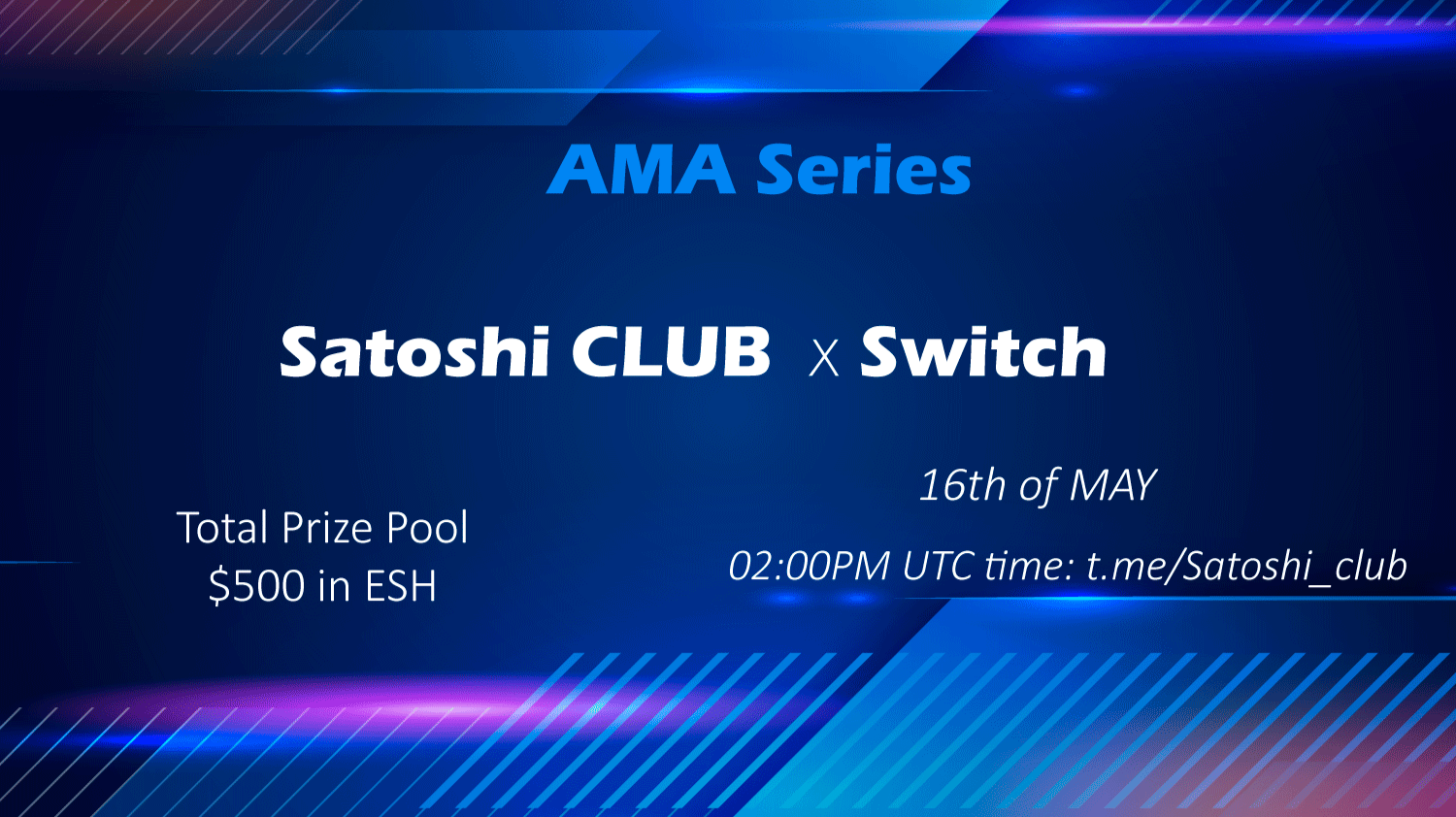 AMA RECAP SWITCH SATOSHI CLUB