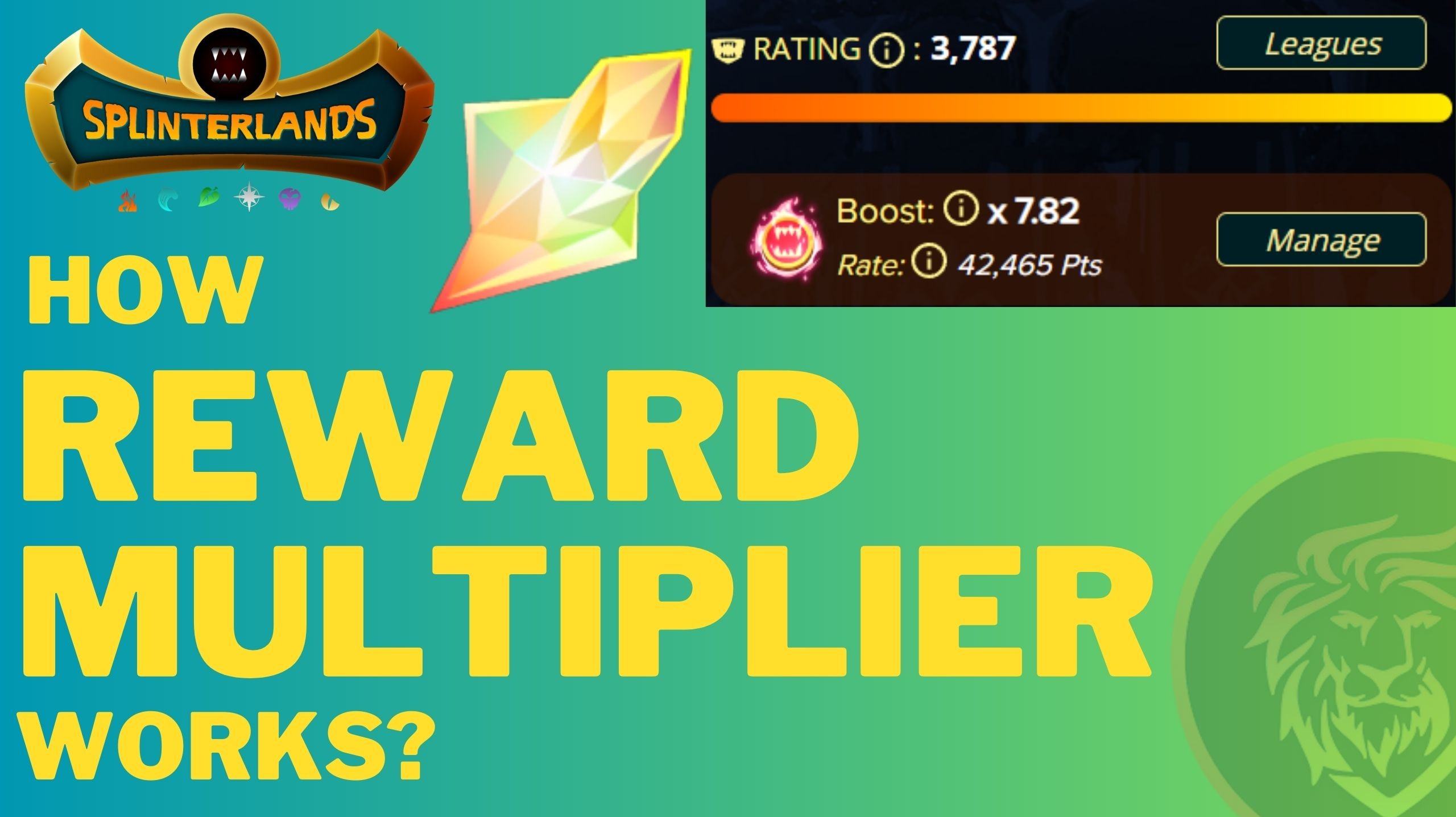 How the new staked SPS reward system works in Splinterlands?