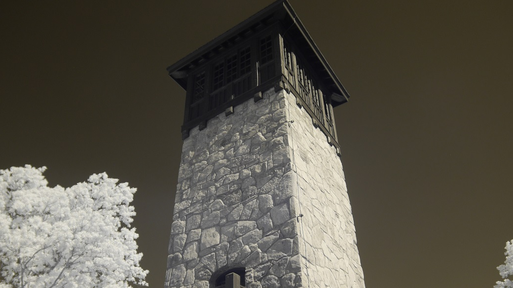 CCC Fire Tower - Infrared Photography